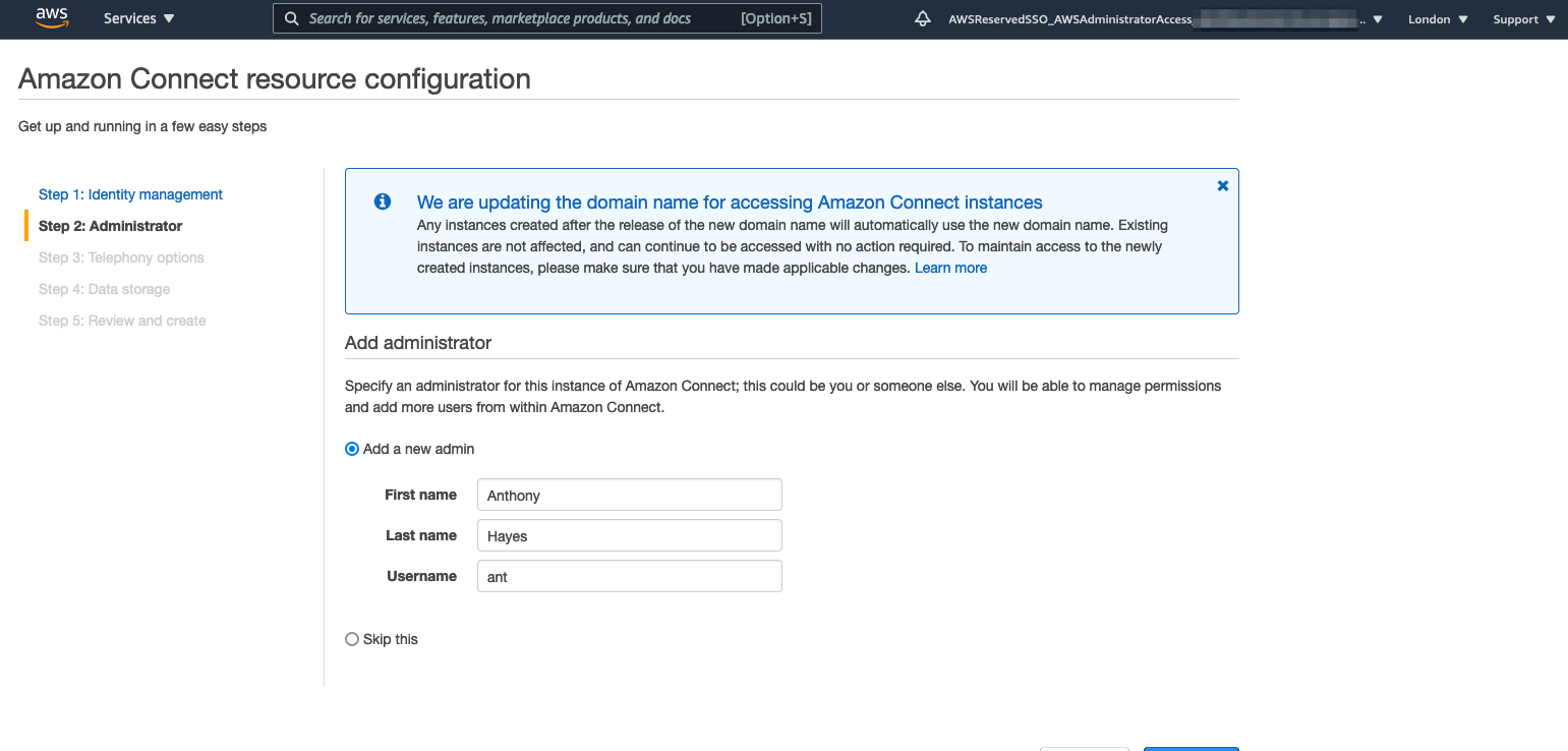 Getting started with Amazon Connect – anthayes.cloud